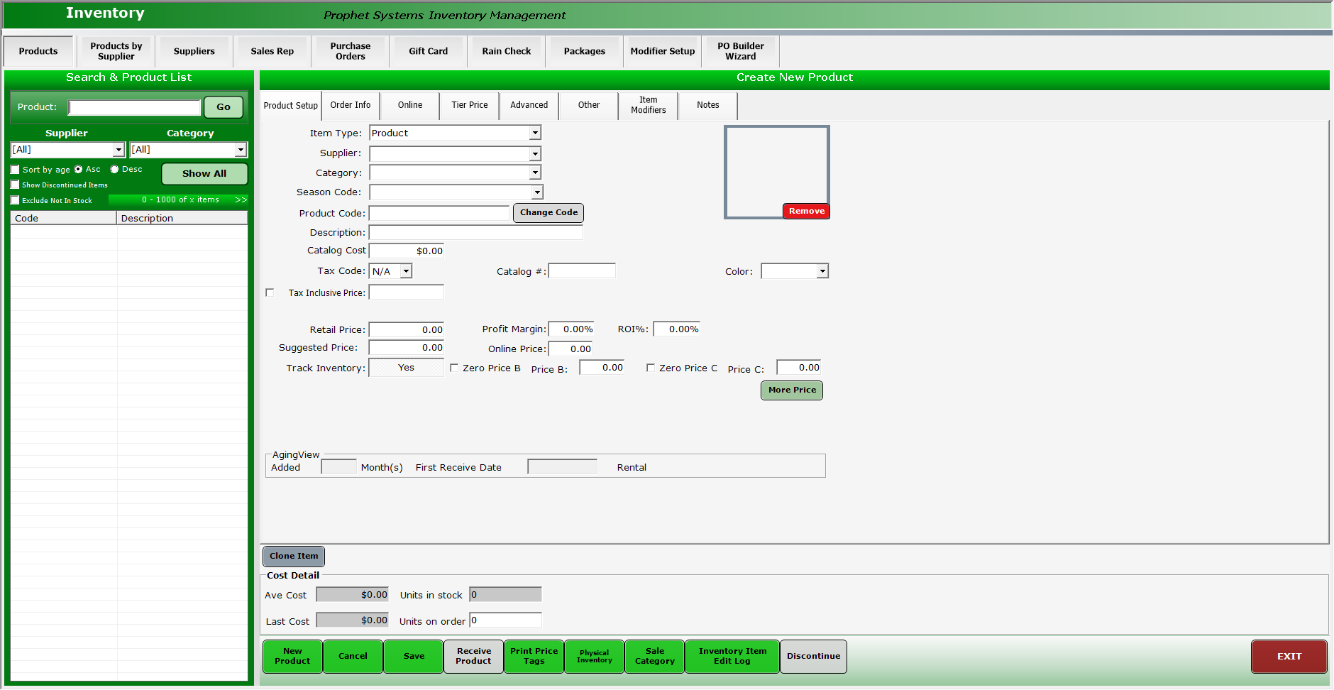 Inventory Module Overview