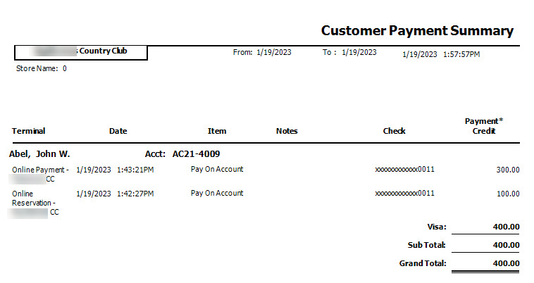 Setting up store codes for Online Billing payments