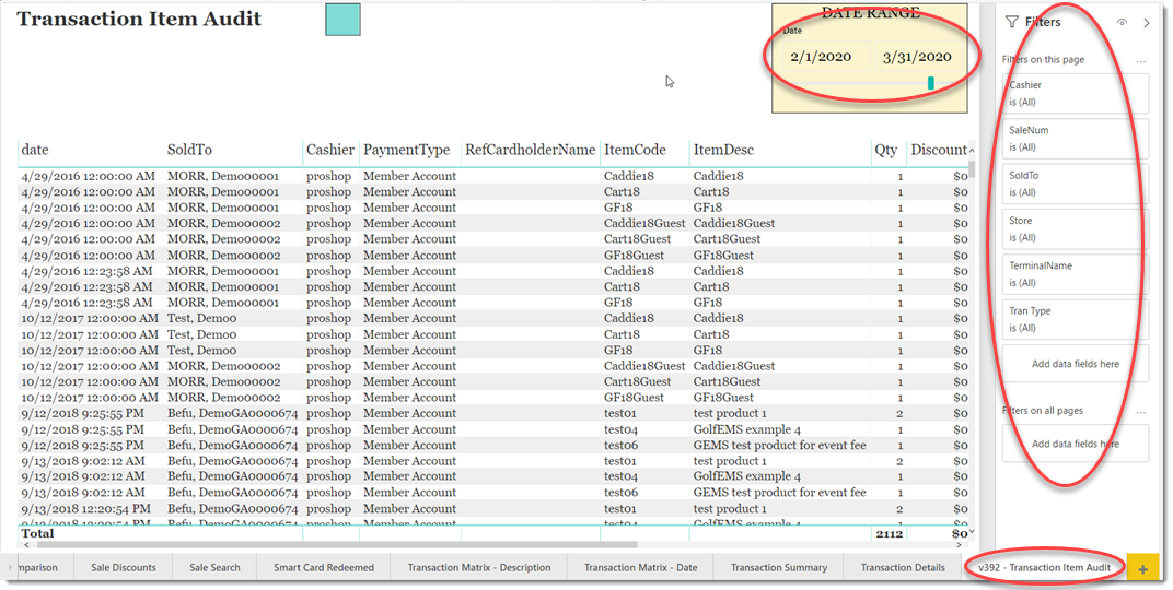 Transaction Item Audit (v3.92)
