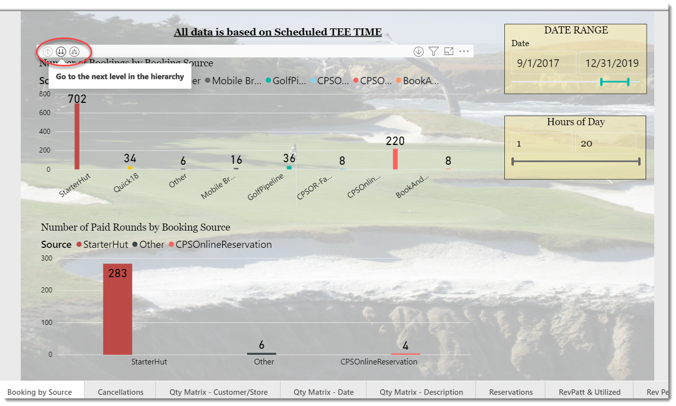 Booking by Source - PBI Report