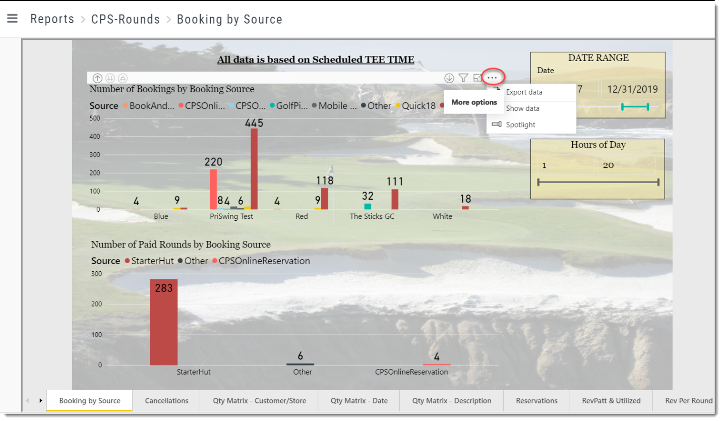 Booking by Source - PBI Report
