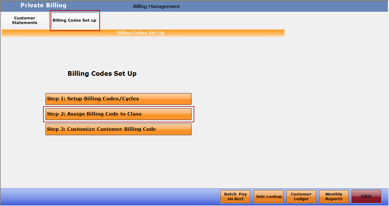 Private Billing Module